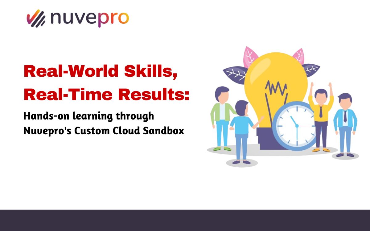 Nuvepro Sandbox: Real Skills, Real Scenarios, Real Results
